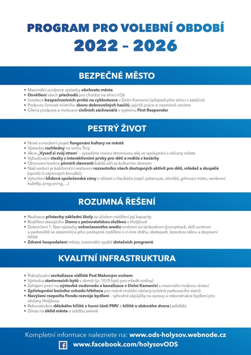 Náš program :: Ods-holysov